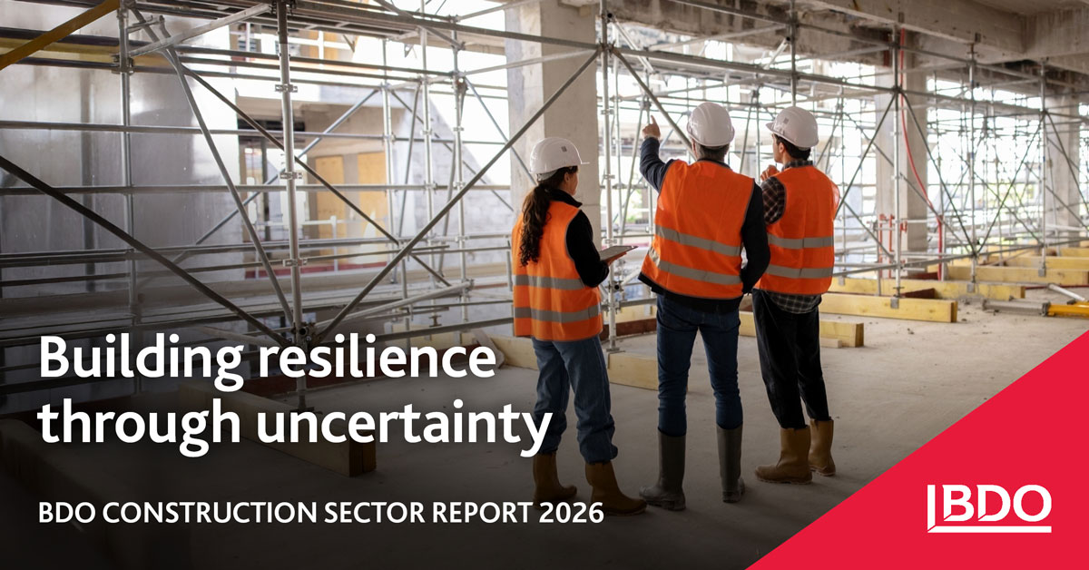 NZ Construction Regional Outlook 2026 | Market Trends & Insights - BDO